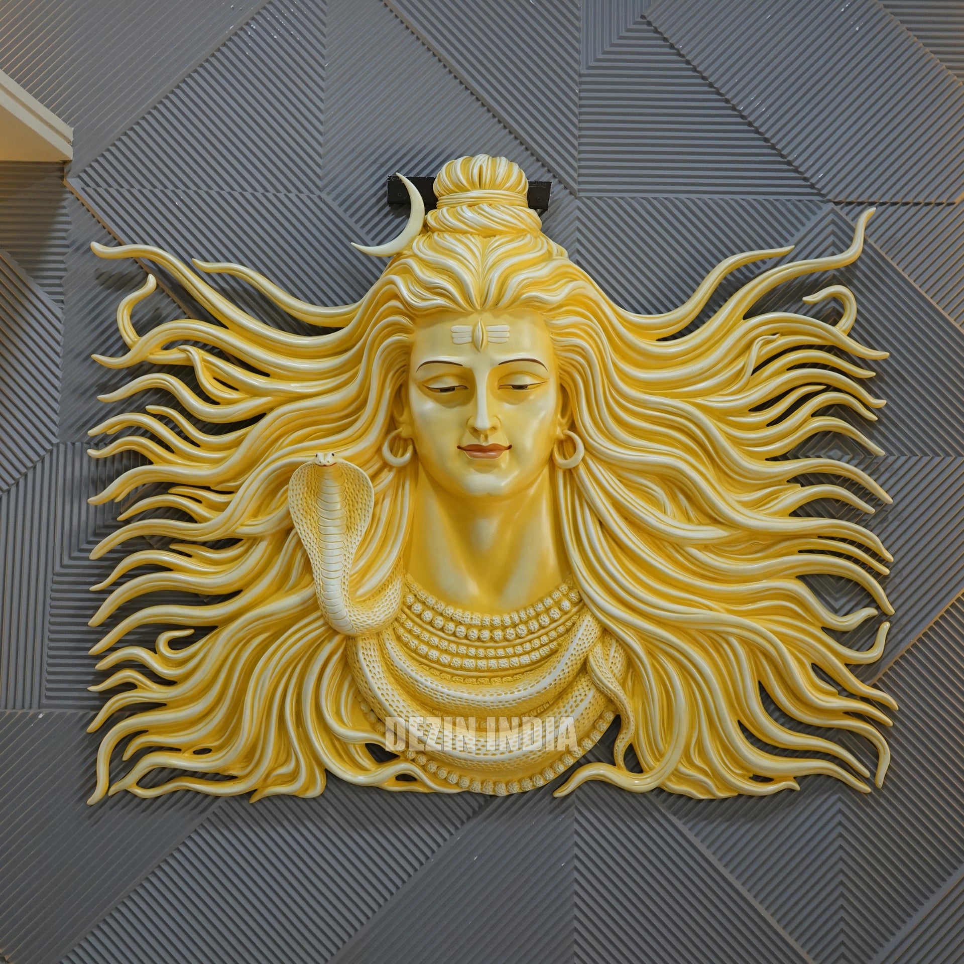 Lord Shiva Wall Mural - 4x5ft | Divine & Artistic Decor | Dezin India