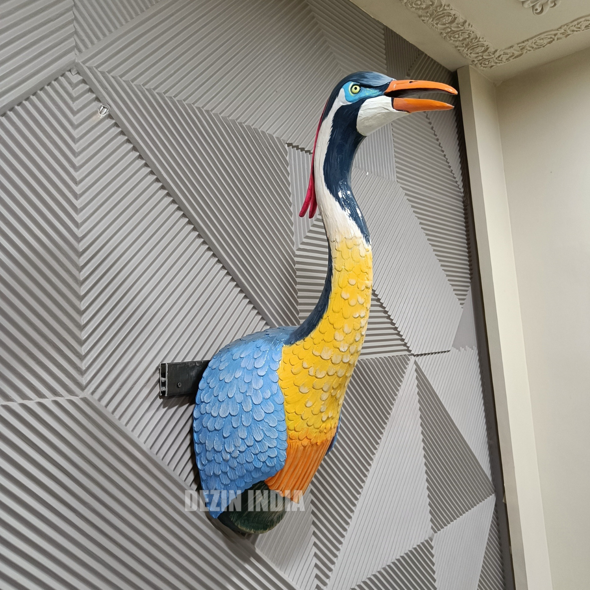 DA-32 Crane Wall hanging Sculpture - 3ft – Dezin India Private Limited