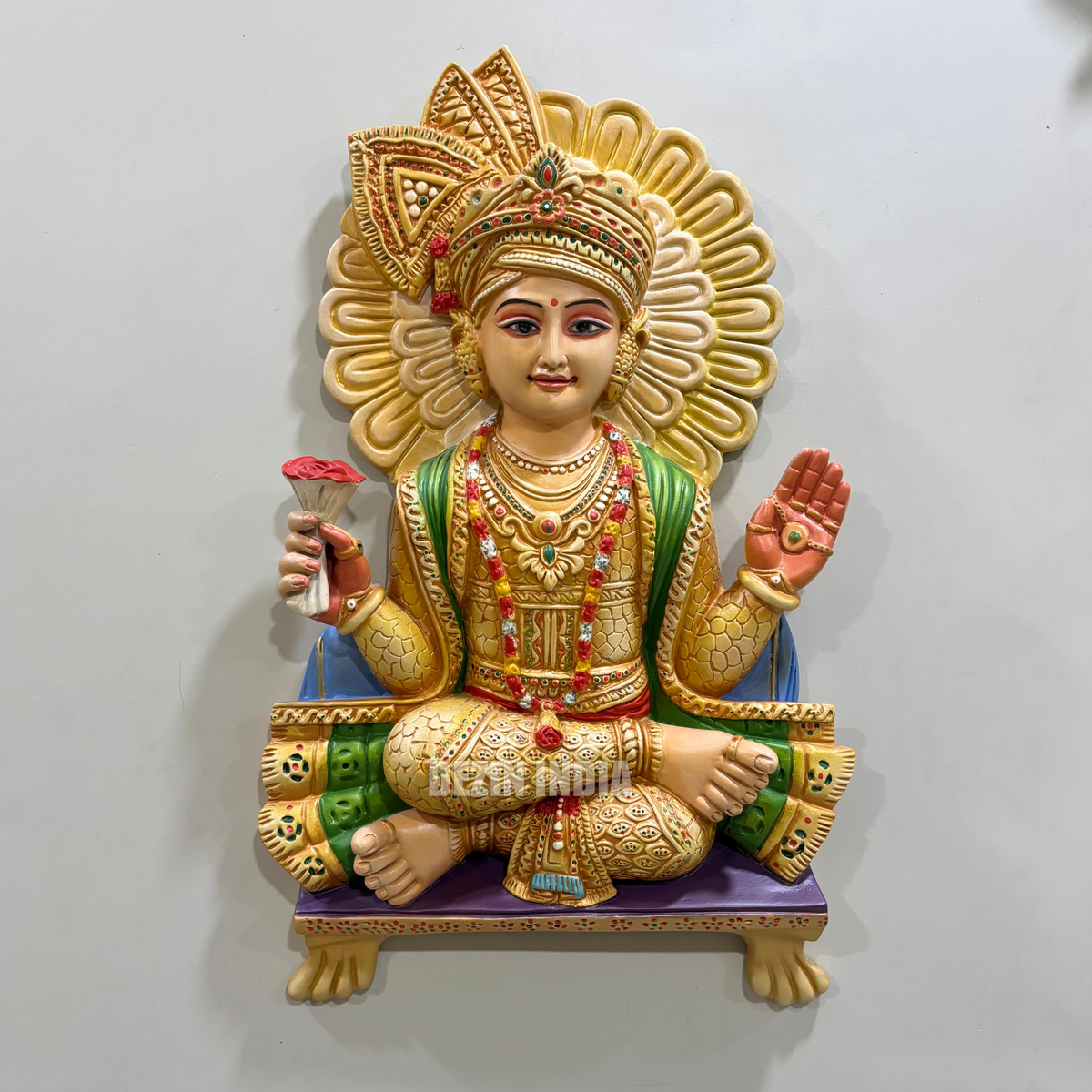 Swami Narayan Wall Mural - 24x15 Inch | Divine Spiritual Decor | Dezin ...