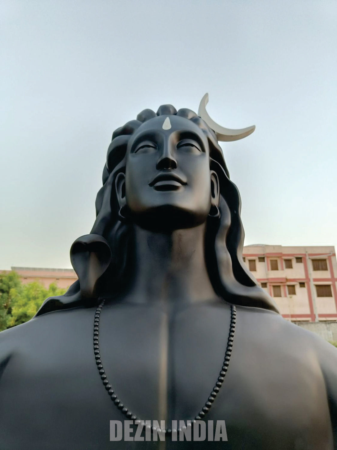 DA-44 Lord Adiyogi Wall Hanging Sculpture - 3x3ft (Black) – Dezin India