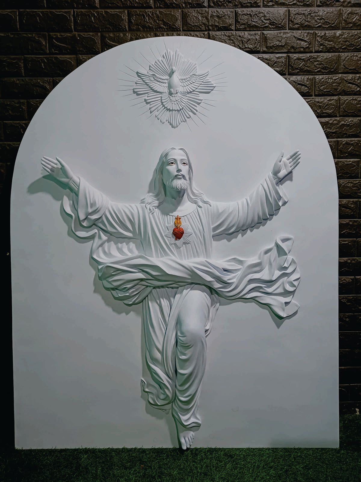 DA-93 Jesus Wall Sculpture 5x4ft – Dezin India