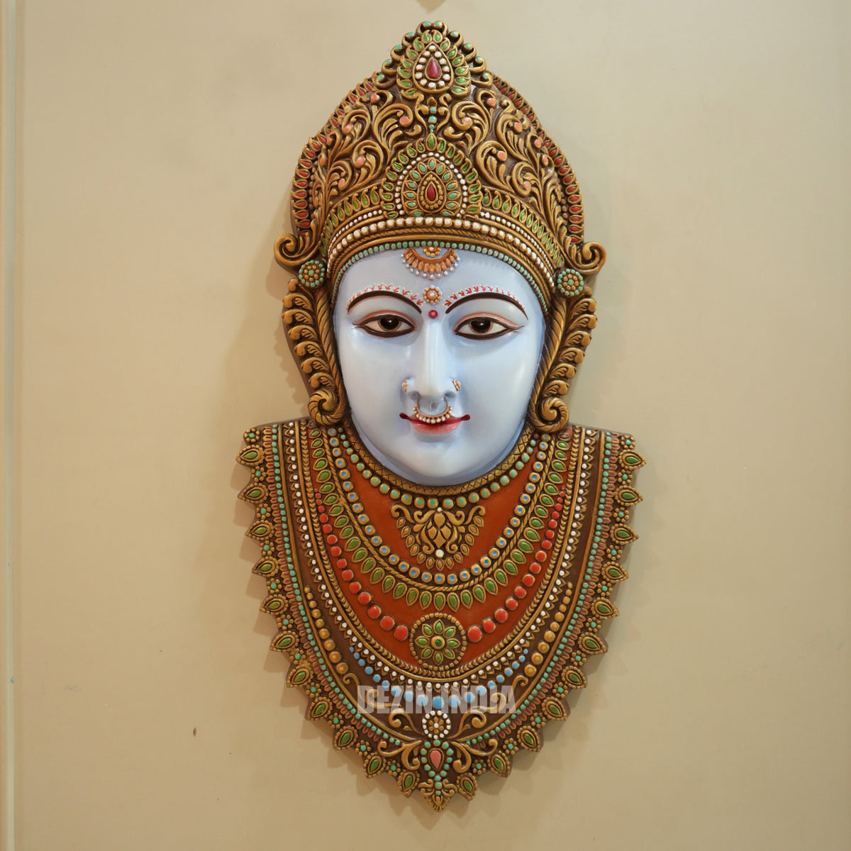 Mata Mansa Devi 3ft Wall Mural | Spiritual Wall Art for Home & Temple ...