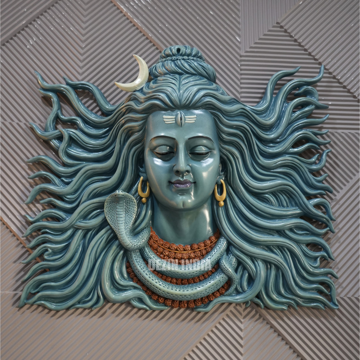 Lord Shiva Wall Mural 3x2.5ft | Spiritual Wall Art for Home & Meditati ...