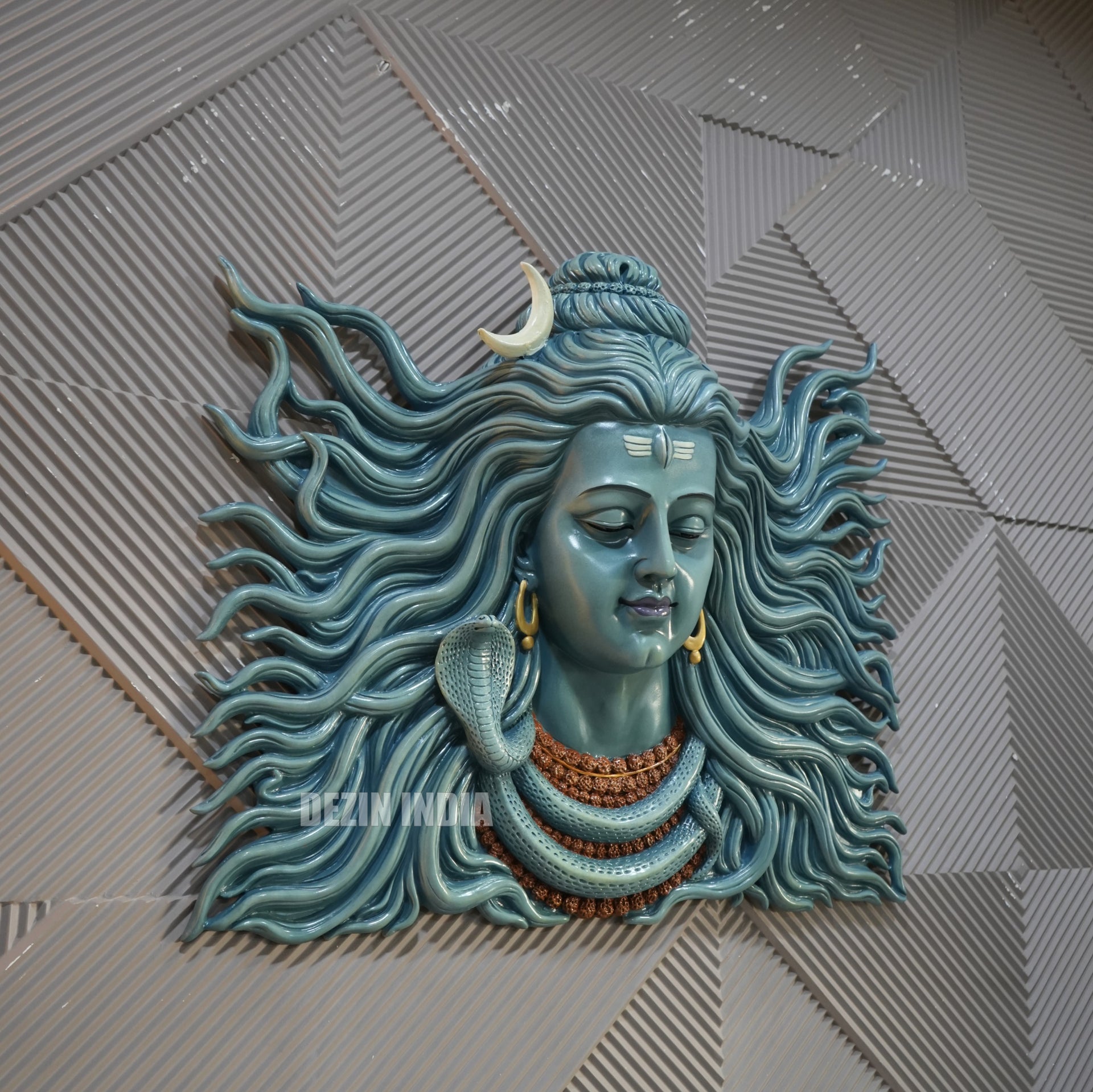 Lord Shiva Wall Mural 3x2.5ft | Spiritual Wall Art for Home & Meditati ...