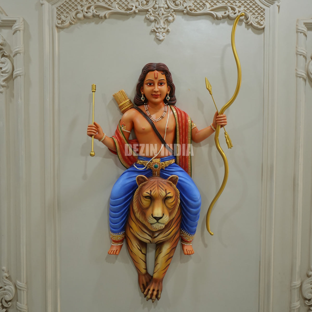 Lord Ayyappa Swami Wall Mural – 4.5x3 ft – Dezin India