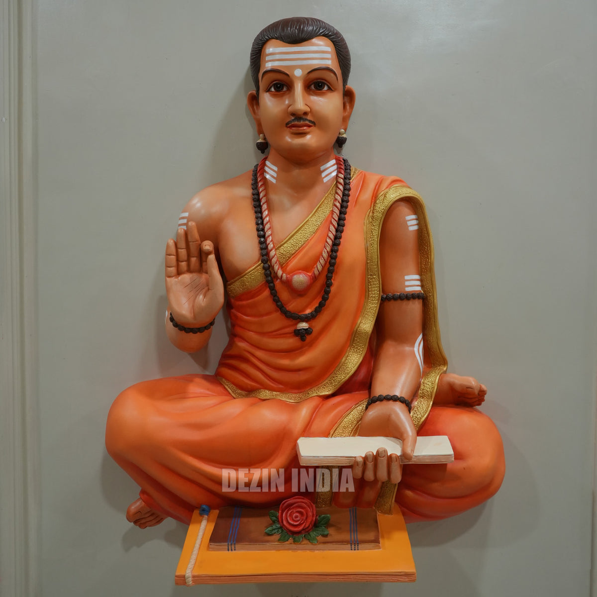 Shri Guru Basaveshwara 3x2.5 ft Wall Art – Handcrafted Mural – Dezin ...