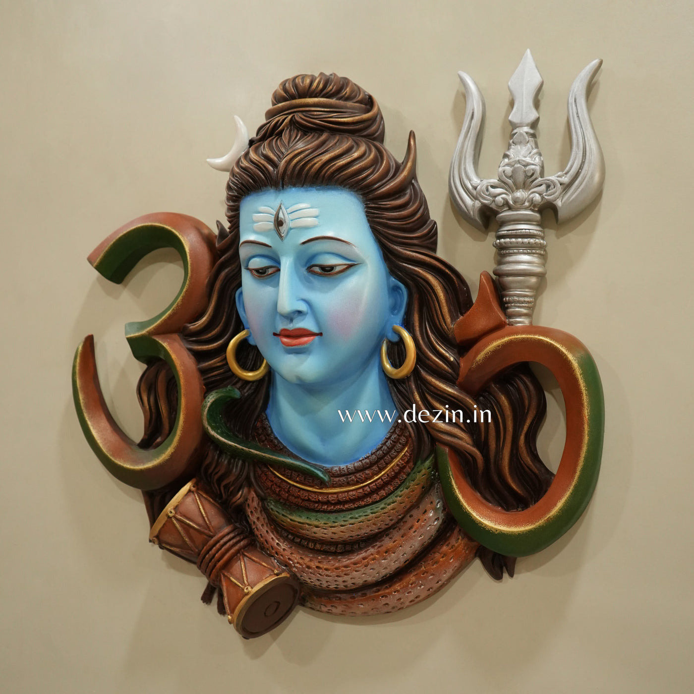 Lord Shiva Wall Murals & Sculptures | Meditative & Mahakal Murti | Dez ...