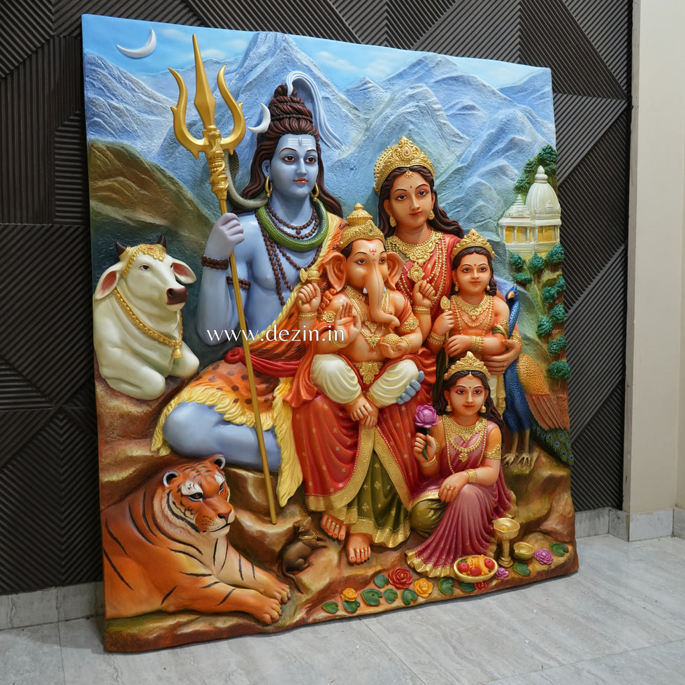 Lord Shiva Wall Murals & Sculptures | Meditative & Mahakal Murti | Dez ...