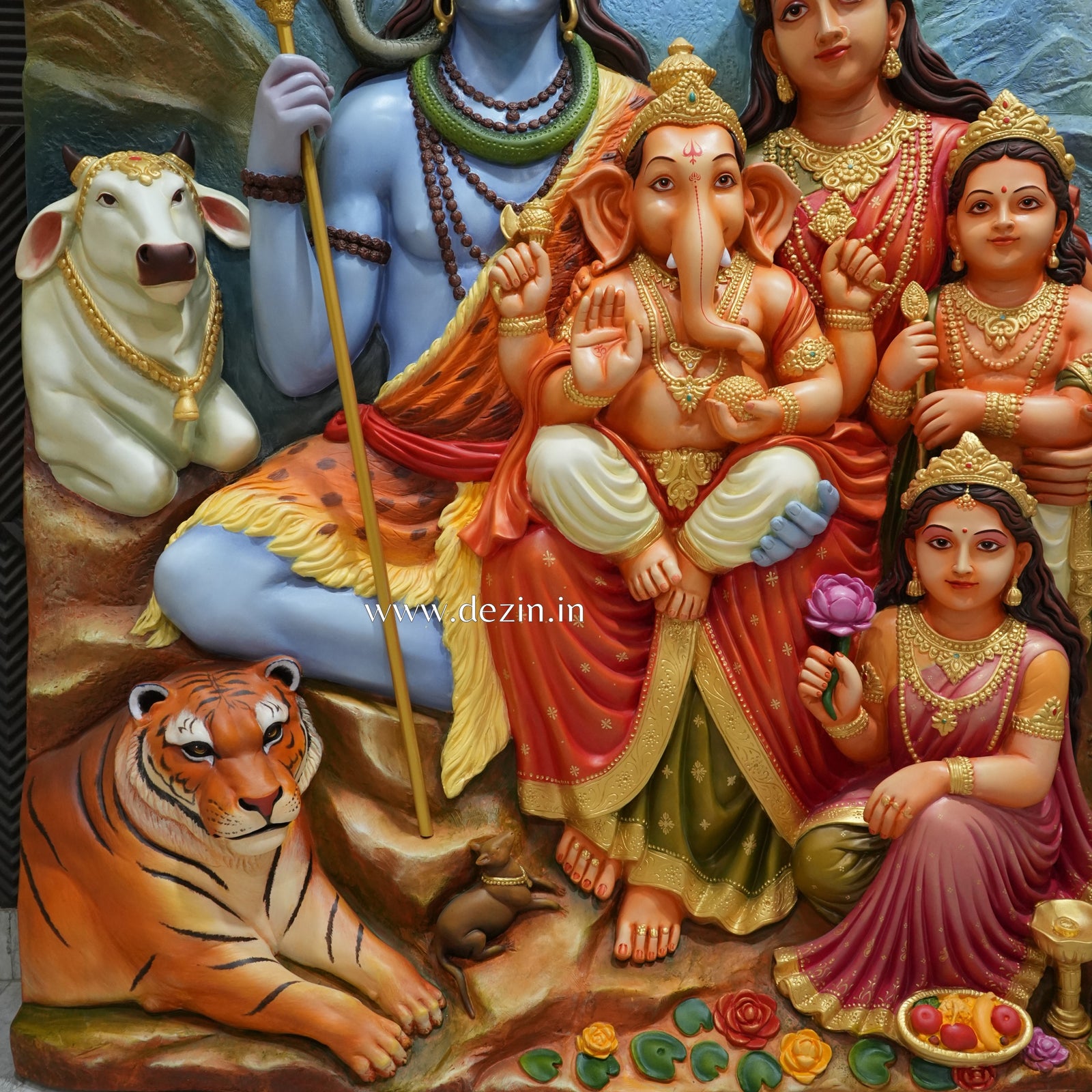 Lord Shiva Wall Murals & Sculptures | Meditative & Mahakal Murti | Dez ...