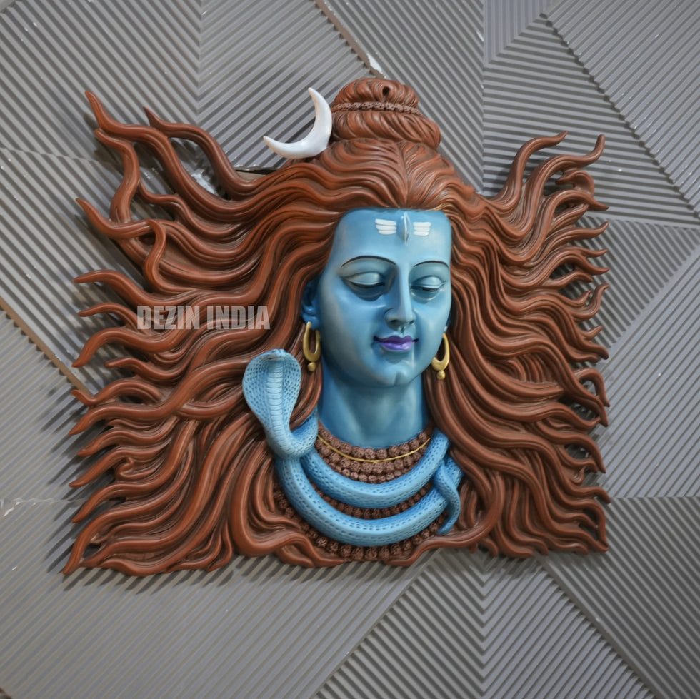 Lord Shiva Wall Mural 3x2.5ft | Spiritual Wall Art for Home & Meditati ...