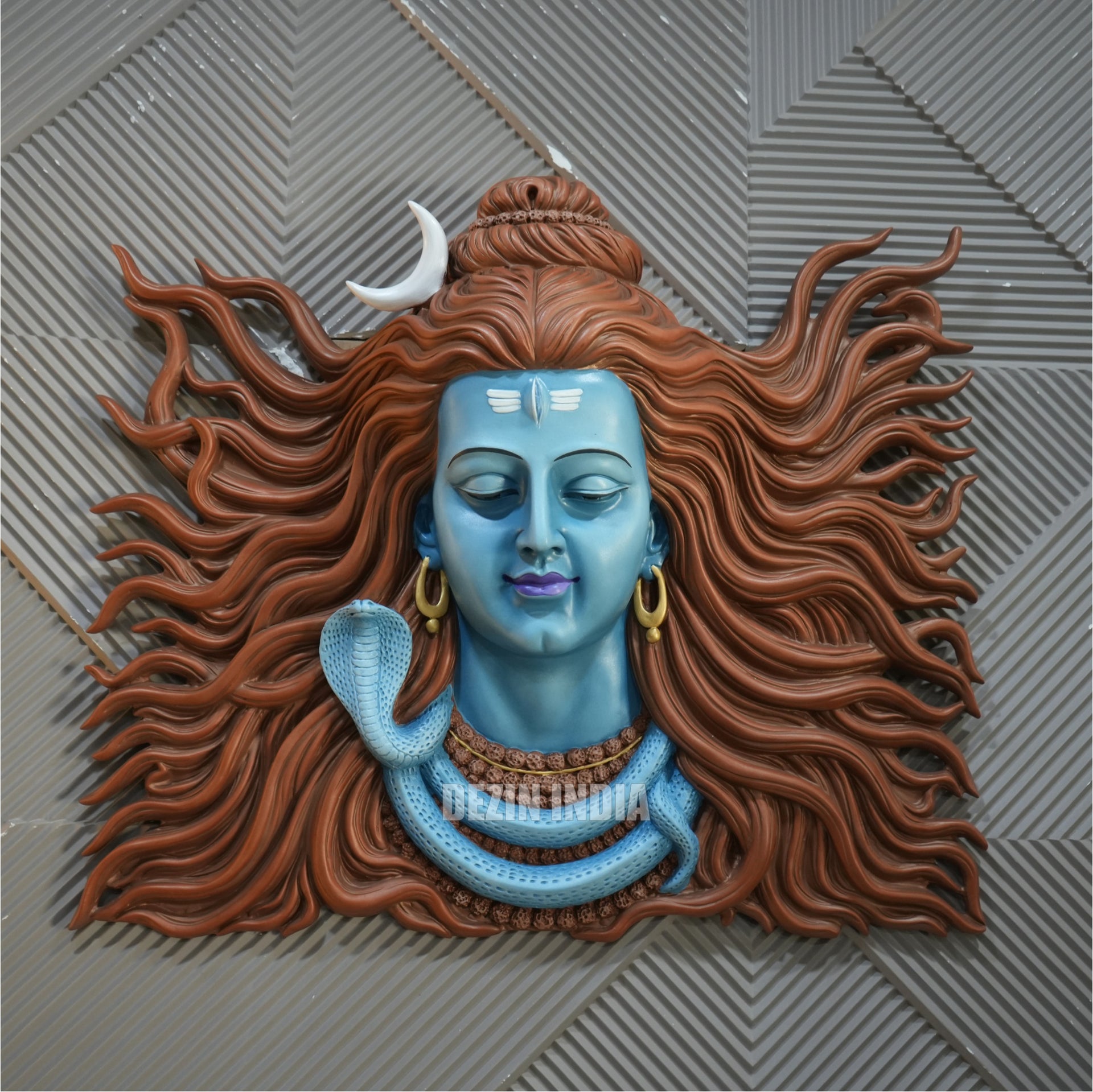 Lord Shiva Wall Mural 3x2.5ft | Spiritual Wall Art for Home & Meditati ...