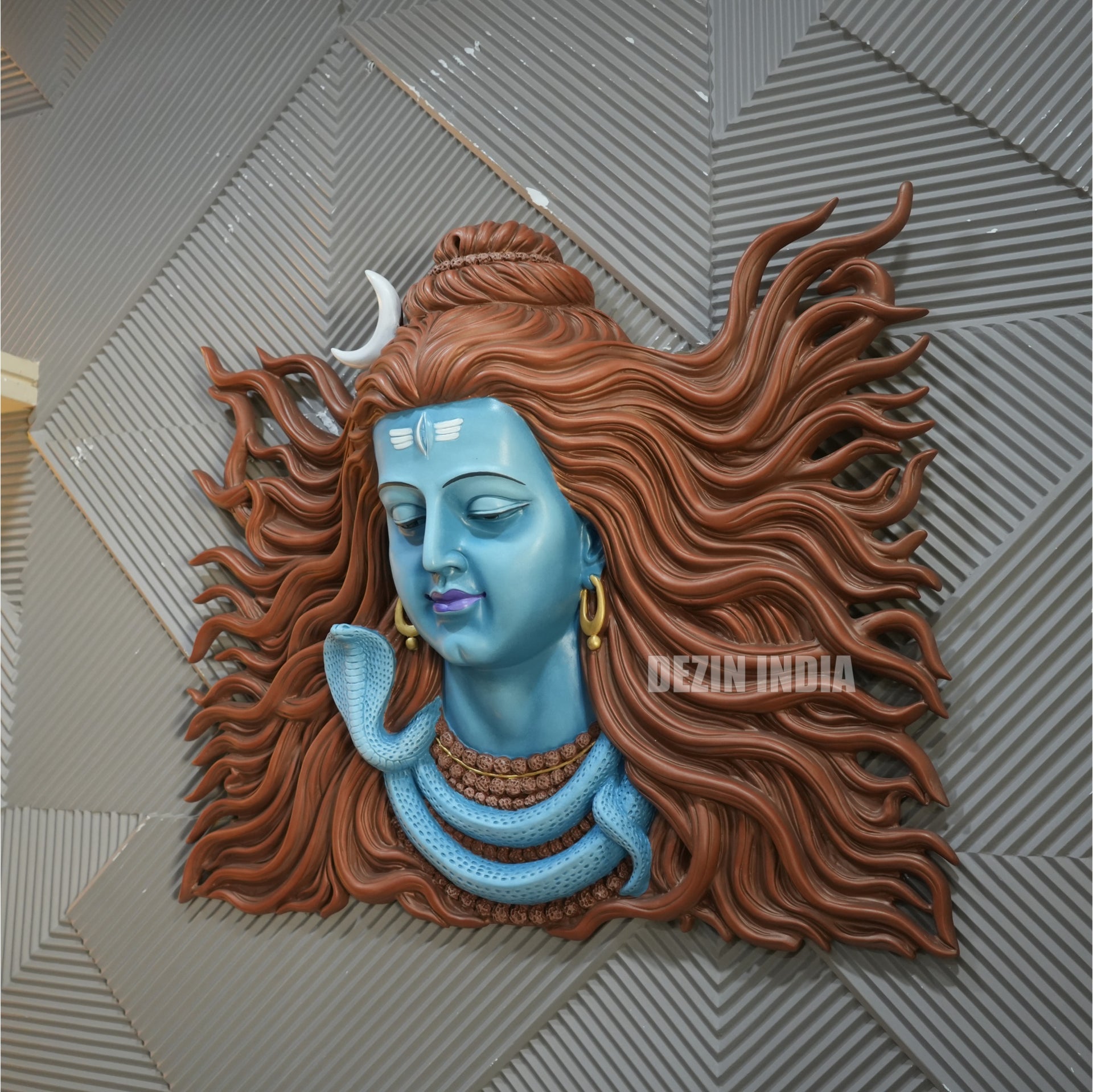 Lord Shiva Wall Mural 3x2.5ft | Spiritual Wall Art for Home & Meditati ...