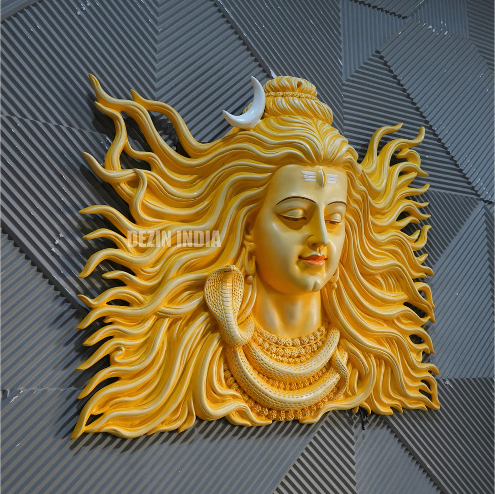Lord Shiva Wall Mural 3x2.5ft | Spiritual Wall Art for Home & Meditati ...